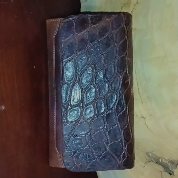moonster premium | Bags | Authentic Louisiana Alligator Leather Womens ...